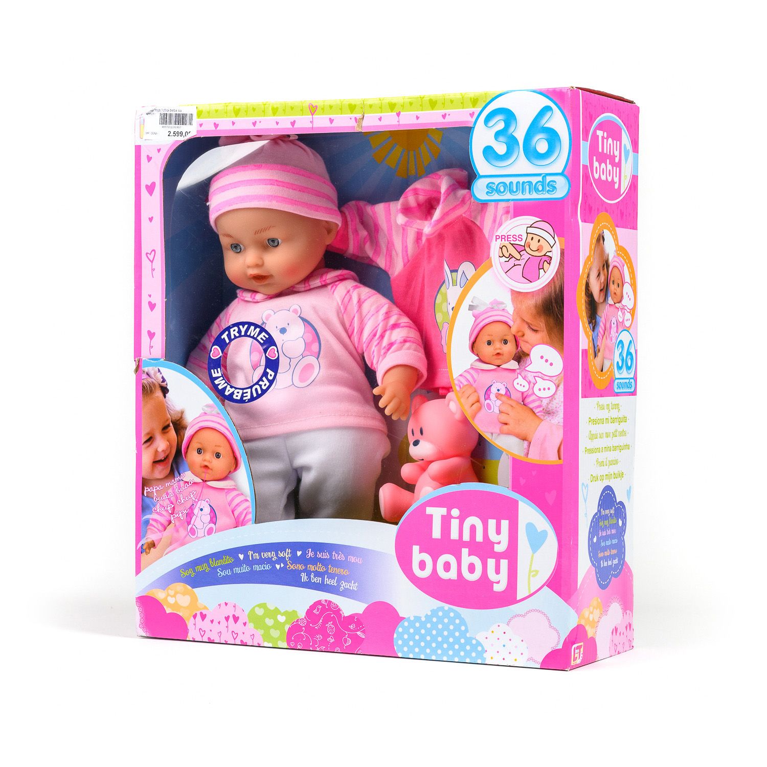 Loko toys,lutka beba sa funkcijama sa odjećom, 30cm A015287 | AKSA BIH