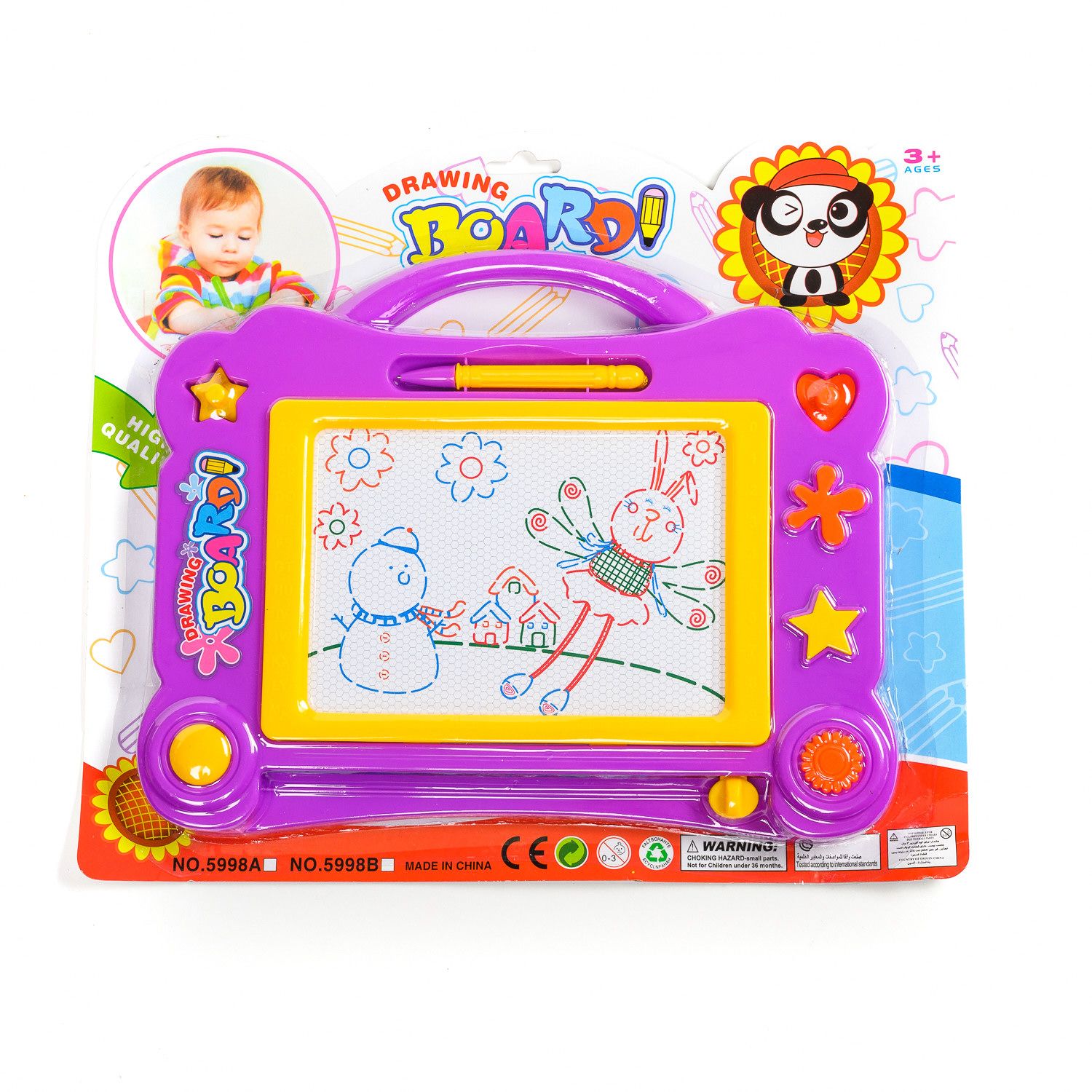 Hk Mini igračka tabla piši briši sa pečatima A015937 | AKSA BIH