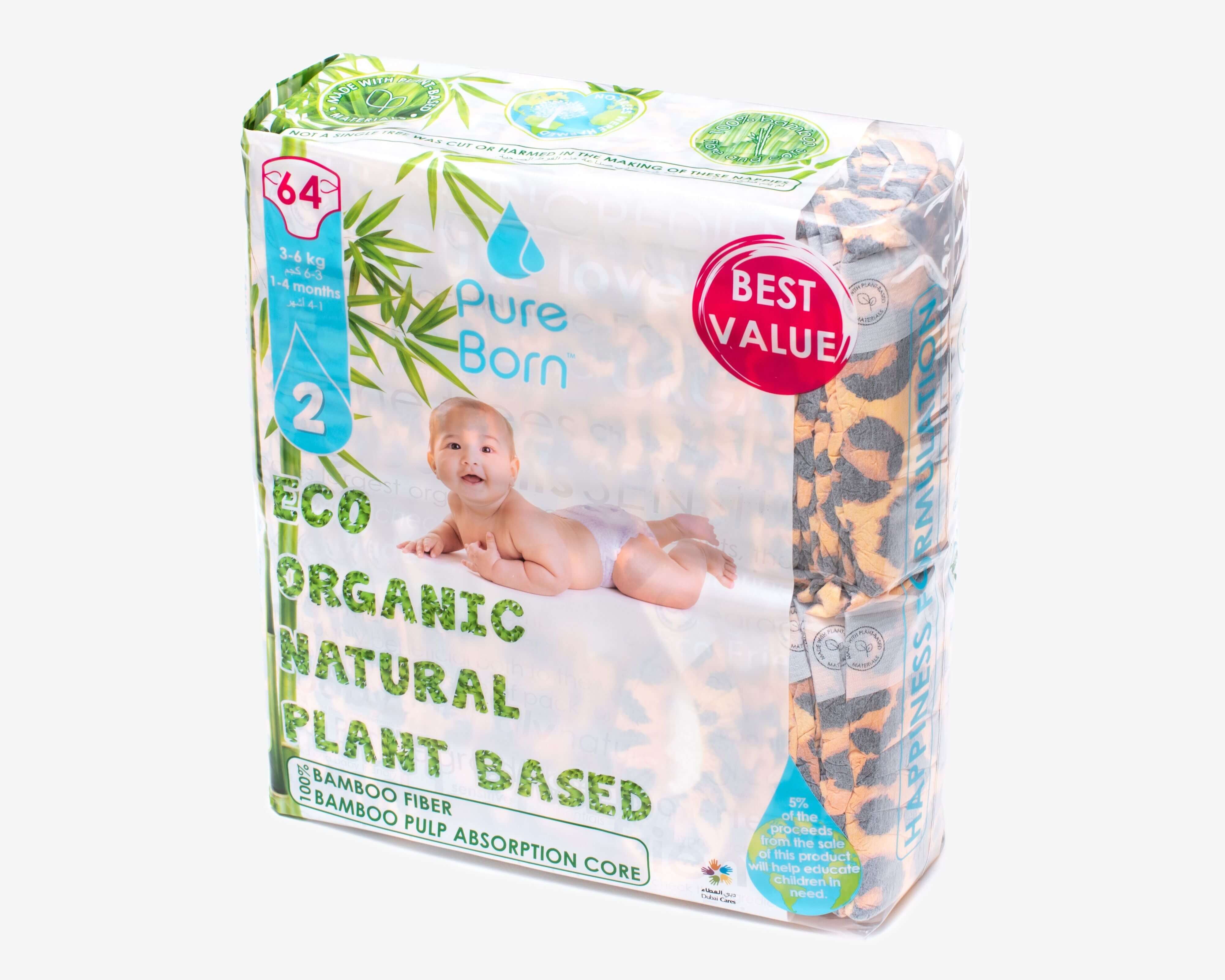 Pure Born pelene 2 Jumbo 3-6kg 64kom A032469 | AKSA BIH