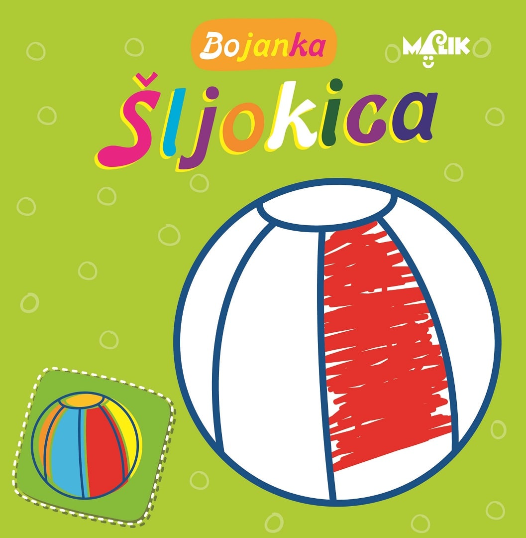 Malik knjiga Bojanka šljokica-zelena A044866 | AKSA BIH