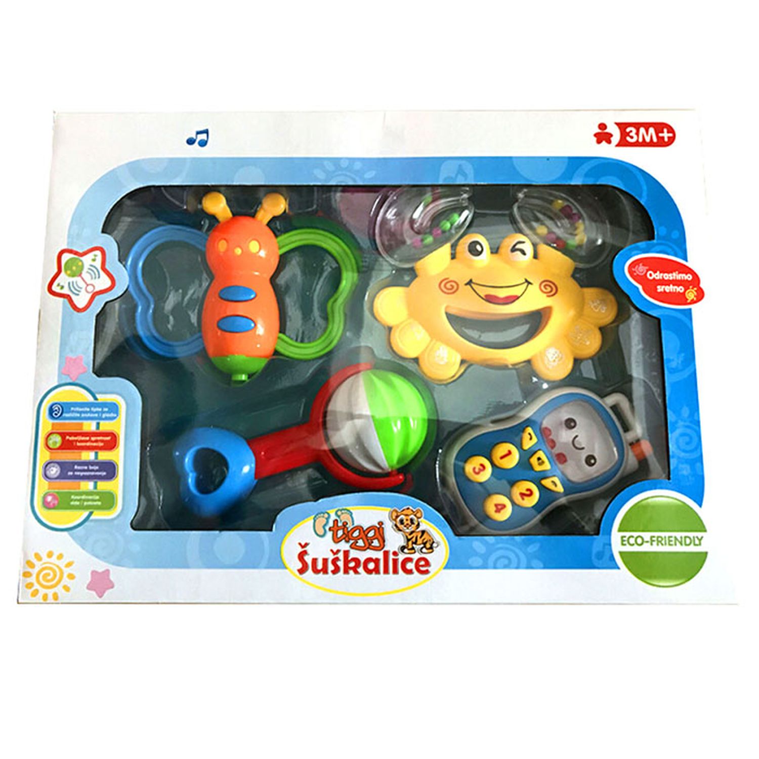 Igr tiggi set zvečka A066365 | AKSA BIH