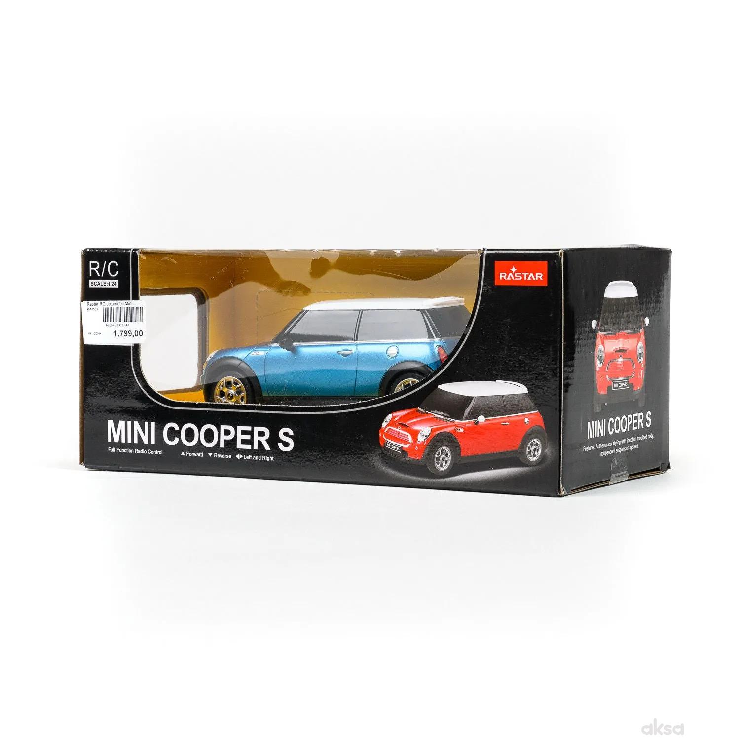 Rastar RC automobil Mini cooper S 1:24 - pla, crv A013553 | AKSA BIH